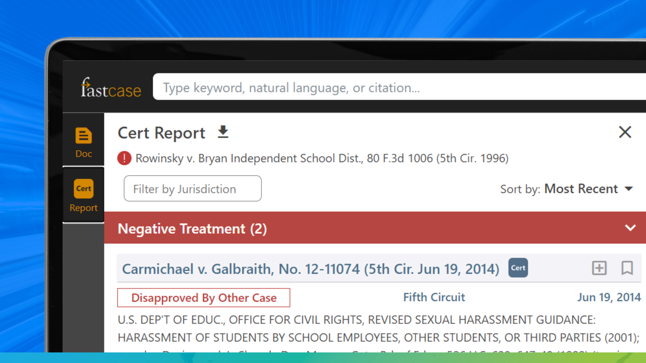 vLex | Fastcase's Cert now includes new states